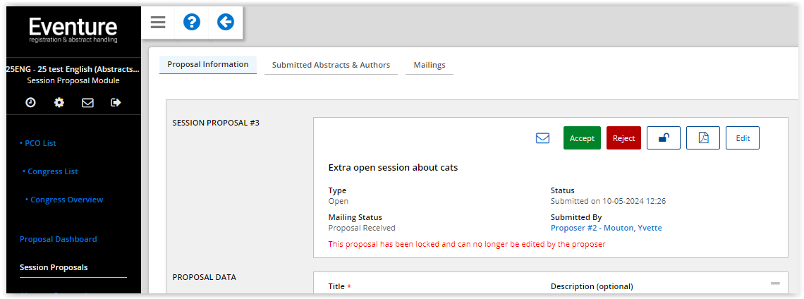 Locked session proposal – Eventure Helpcenter