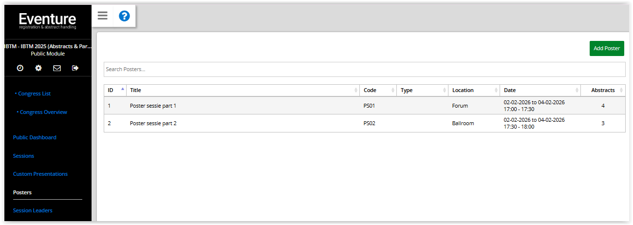 Posters – Eventure Helpcenter